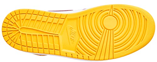 Nike Men's Basketball Shoes, University Gold Light Burgundy, 12