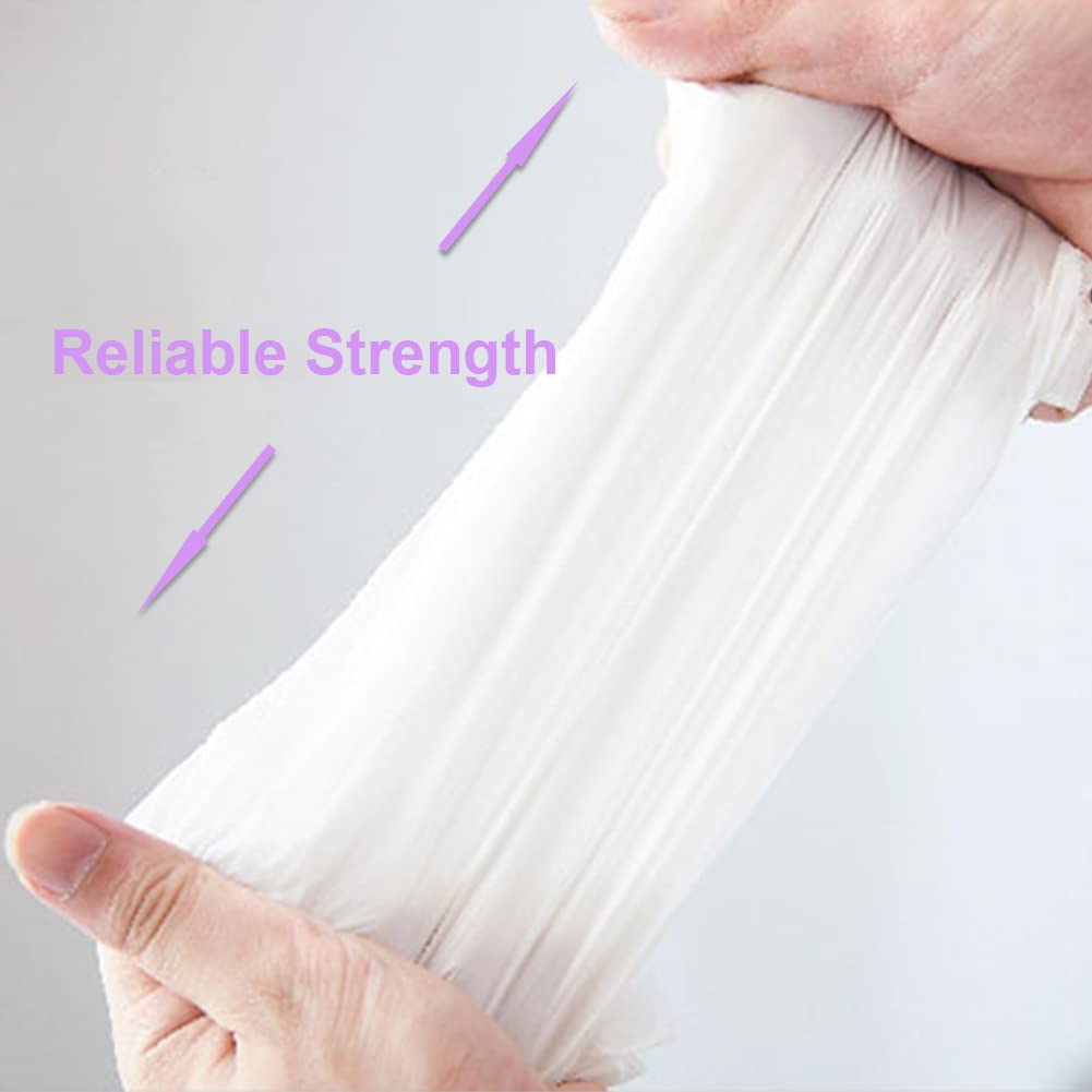 Trash Bags 13 Gallon Tall Kitchen Garbage Bags, Inwaysin Recycle Bags, Biodegradable White Trash Bags, 75ct