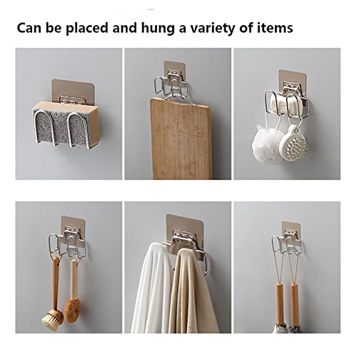 WNPXQNT 2 Pcs Wall Mounted Pot Lid Holder, Stainless Steel Cutting Board Holder, Pot Lid Rack Rest Stand, Lid Organizer Pot Hangers for Kitchen,Bathroom, Cabinets