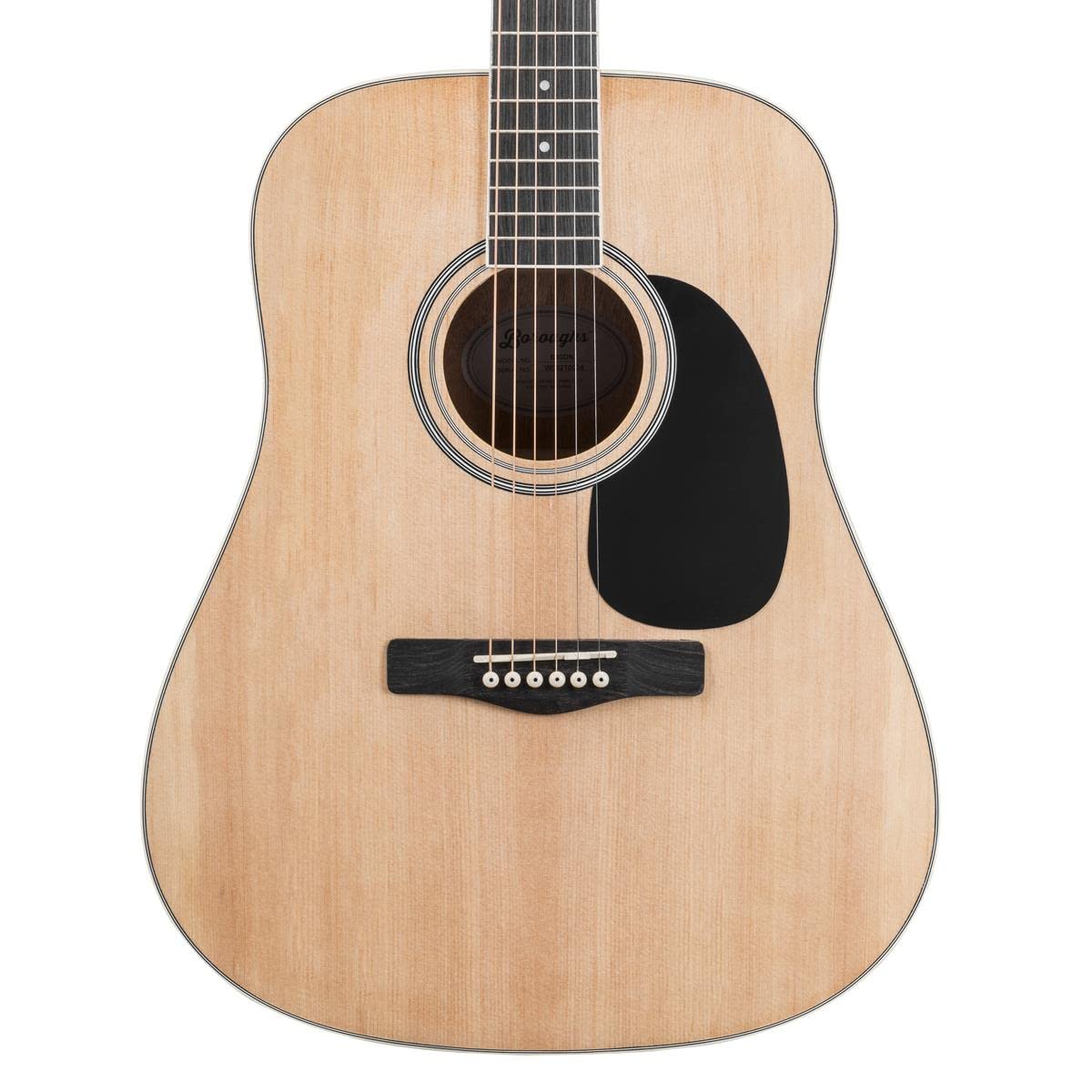 Boroughs B30DNT Dreadnought Acoustic Guitar Pack with Tuner, Gig Bag and Strap, Natural