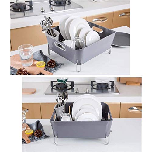 SDGH Kitchen Stainless Steel Dish Rack - Drain Rack Storage Tray Household Dish Rack
