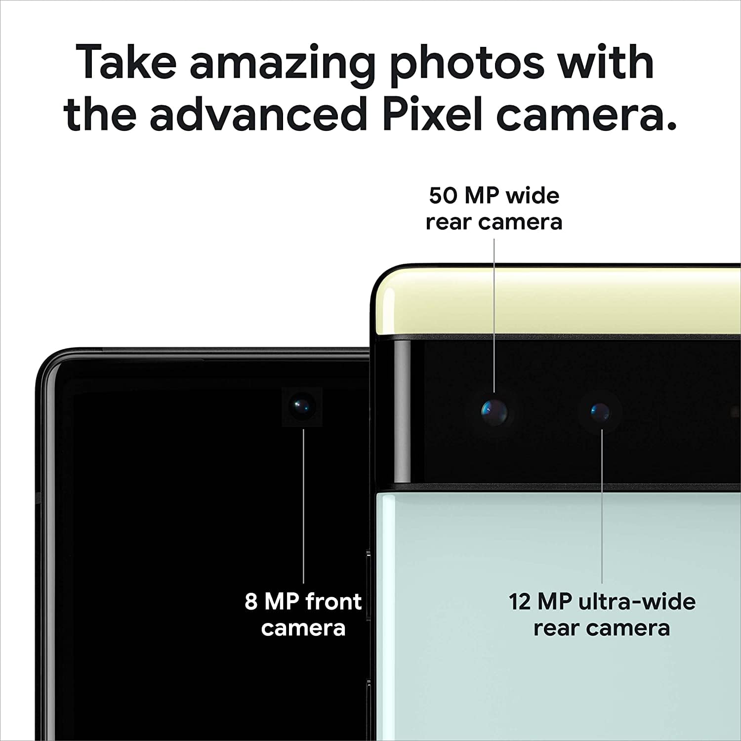 Google Pixel 6 5G, US Version, 256GB, Stormy Black - Unlocked (Renewed)