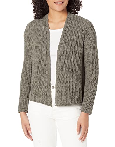 Velvet by Graham & Spencer womens Terrah Tape Yarn Shawl Cardigan Sweater, Moss, Medium US