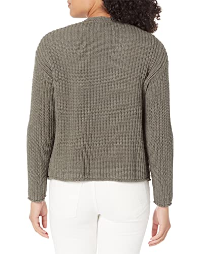VELVET BY GRAHAM & SPENCER Women's Terrah Tape Yarn Shawl Cardigan, Moss, XL