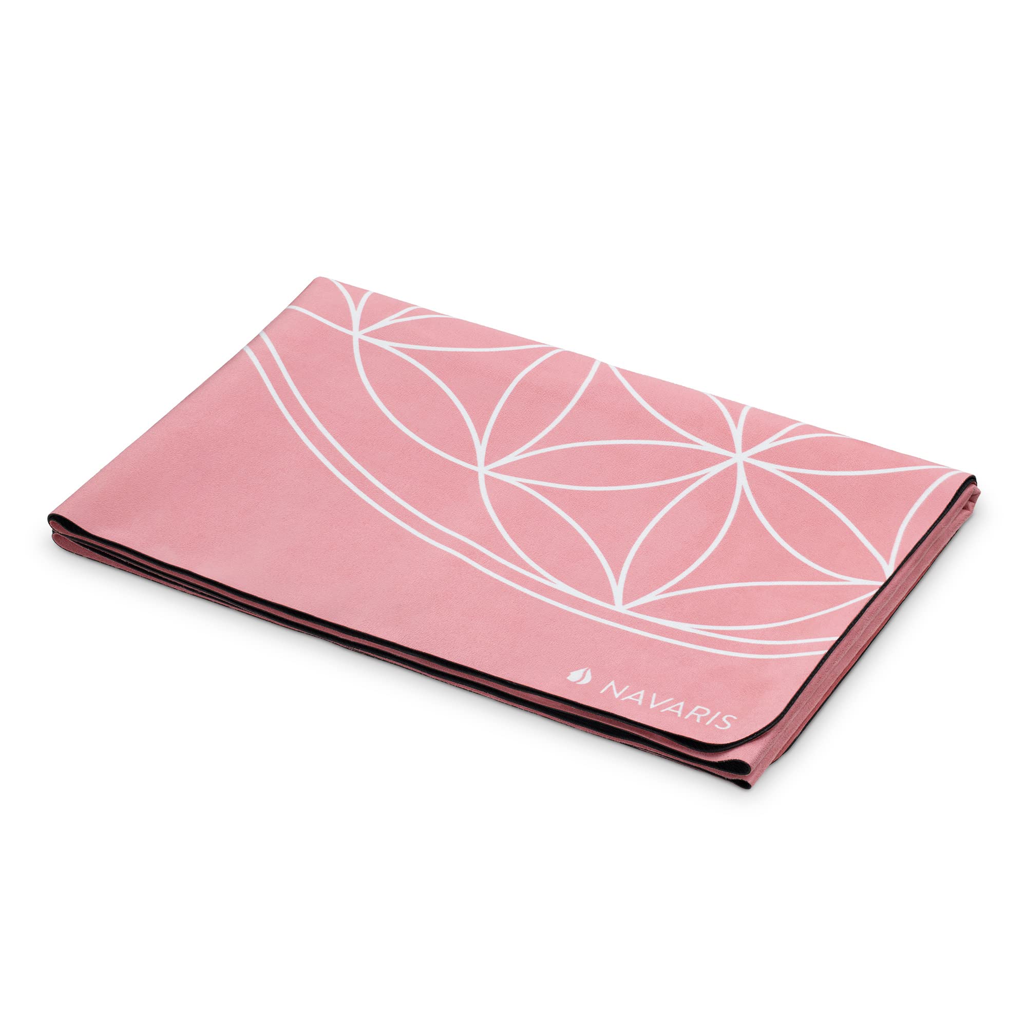 Navaris Foldable Yoga Mat for Travel - 1/16" (1.5mm) Thick Exercise Mat for Pilates, Workout, Gym, Fitness - Non-Slip Folding Portable Mat