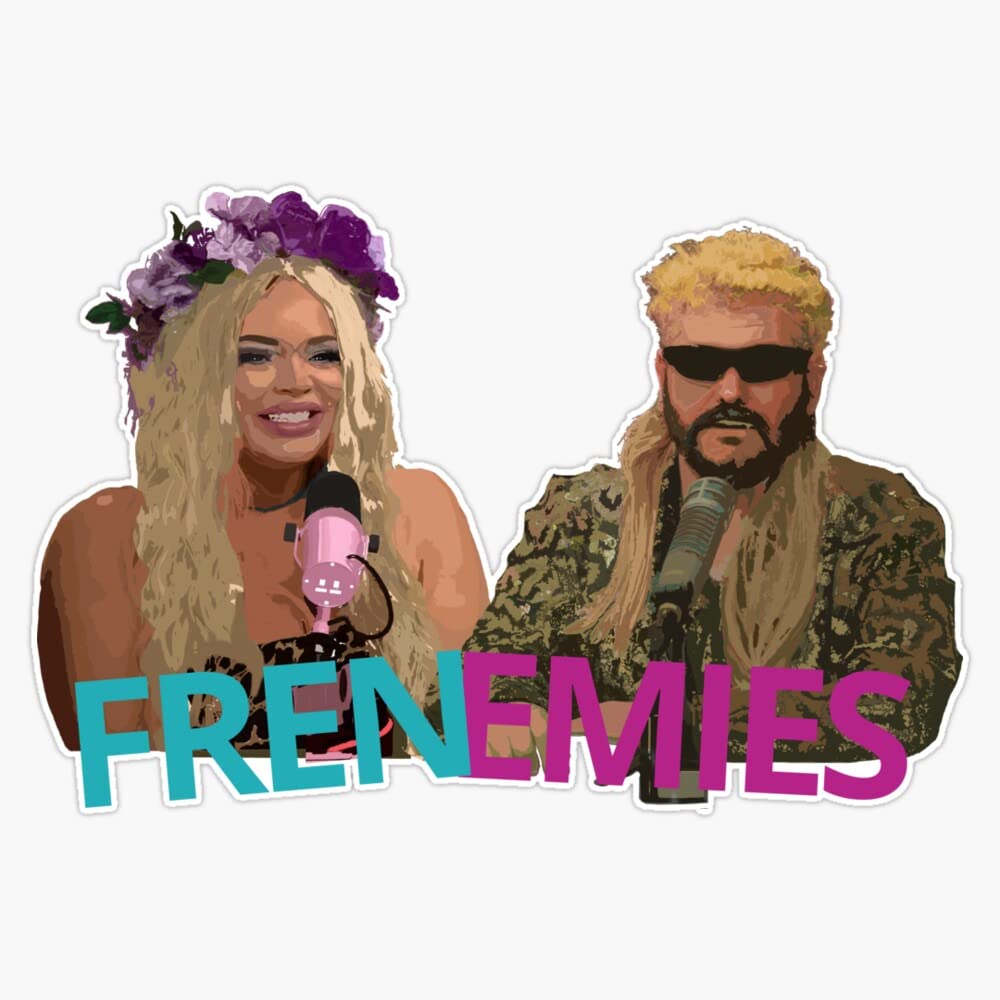 Frenemies Digital Art | H3 Frenemies Podcast 4 Bumper Sticker Vinyl Decal 5"