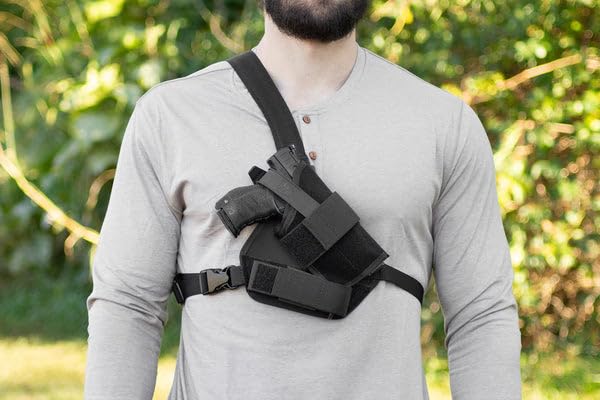 Elite Survival 7105-2-RH Warden Chest Holster, Size 2, Right Hand