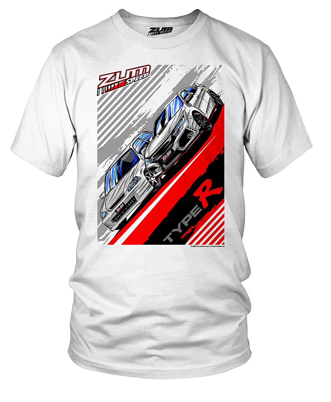 Zum Speed Civic Shirt, Civic t-Shirt, Civic Type R Shirt, Civic Tshirt, Tuner car Shirt, JDM Shirt White