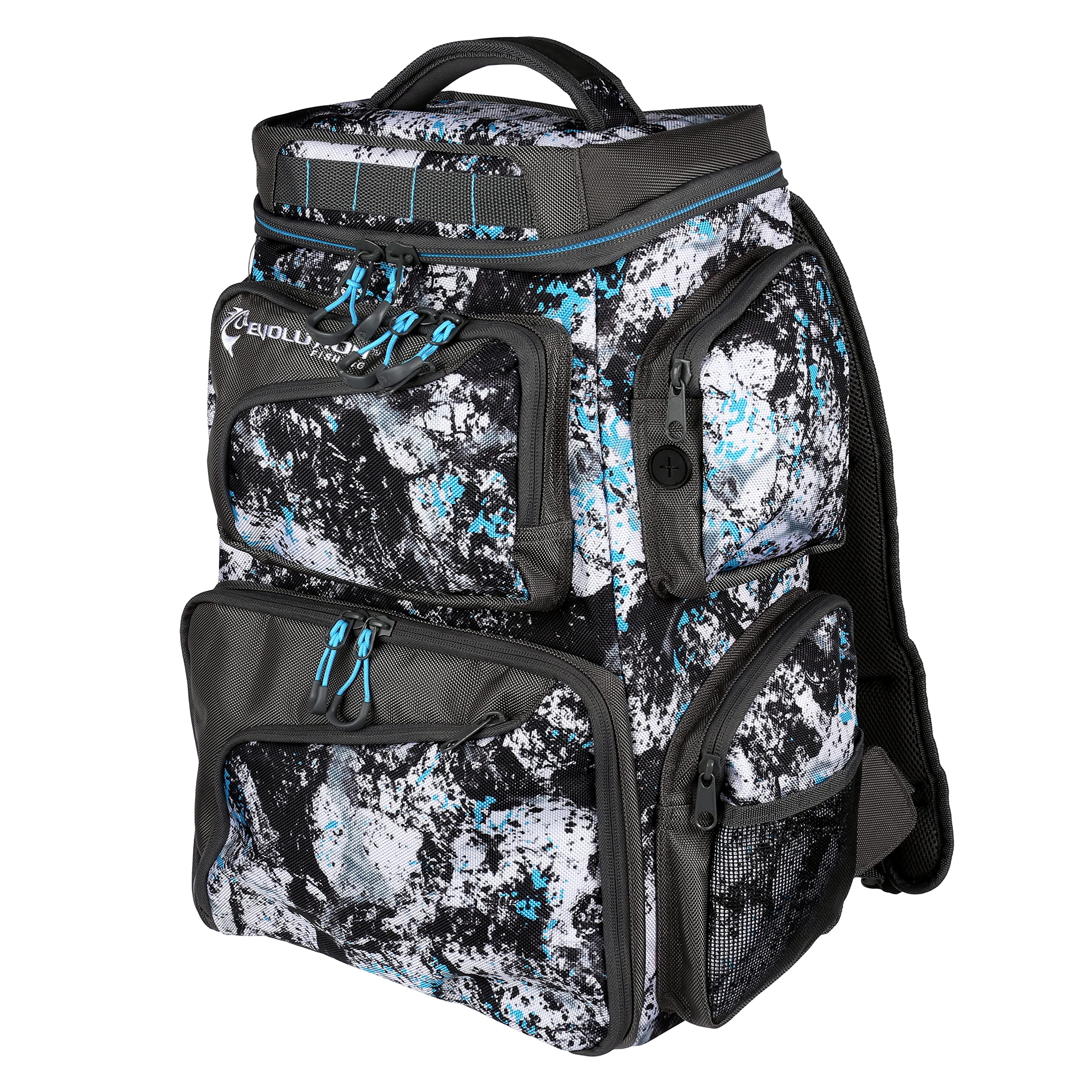 Evolution Outdoors 34010-EV: Largemouth 3600 Tackle Backpack - Quartz Blue