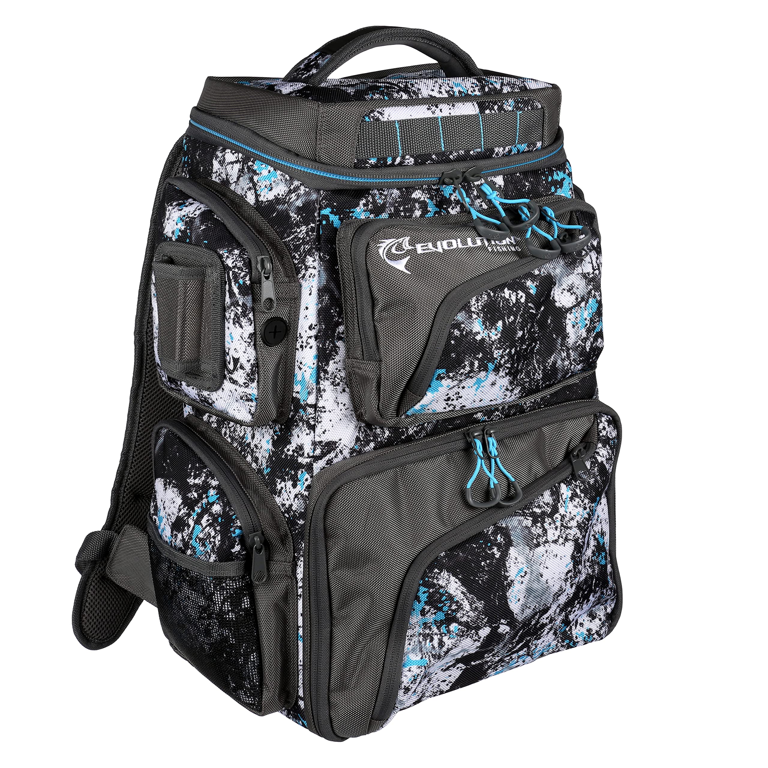 Evolution Outdoors 34010-EV: Largemouth 3600 Tackle Backpack - Quartz Blue