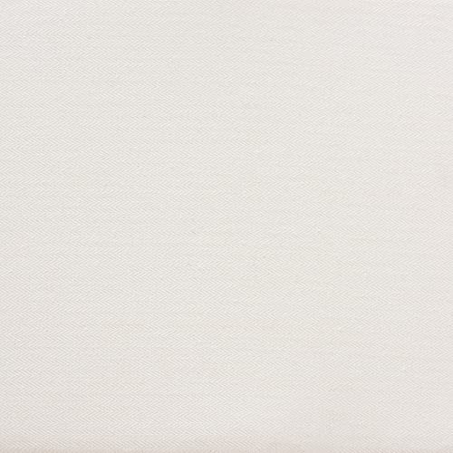 bali & pari Jayden Modern Bohemian White Fabric Upholstered and Natural Rattan Accent Chair