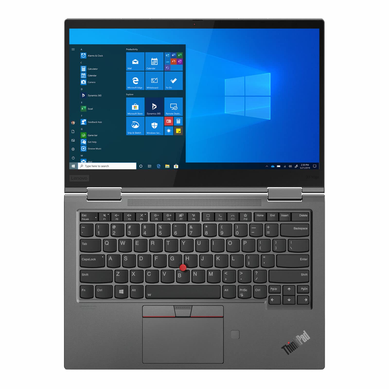 2023 Lenovo ThinkPad X1 Yoga Gen 5 2-in-1 14″ FHD IPS HDR 400nits Touchscreen Intel 4-Core i5-10210U Intel UHD Graphics 16GB RAM 512GB NVMe SSD WIFI AX HDMI Fingerprint Backlit Windows 11 Pro w/RE USB