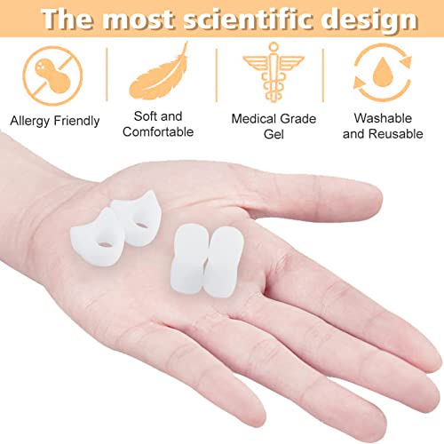 FSHERO Bunion Corrector for Women,Toe Straightener Pain Relief Socks,Bunion Splint,Non-Surgical Hallux Valgus Corrector for Day and Night(Large,Skin)