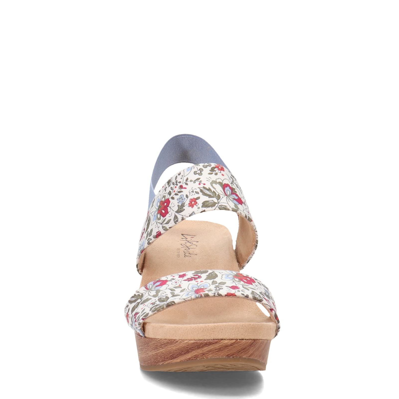 LifeStride Delta Womens Sandal 10 CD US RedMulti Floral