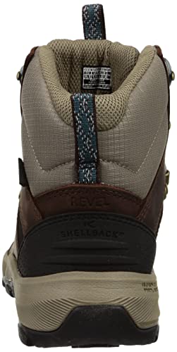KEEN Women's Revel 4 Mid Height Polar Insulated Waterproof Snow Boots, Coffee Bean/Balsam, 10