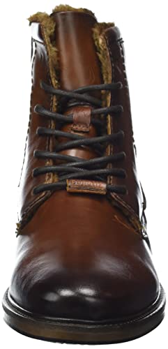 bugatti Men's Marcello I Fashion Boots, Cognac, 12 US