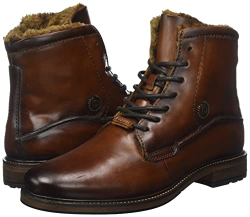 bugatti Men's Marcello I Fashion Boots, Cognac, 12 US