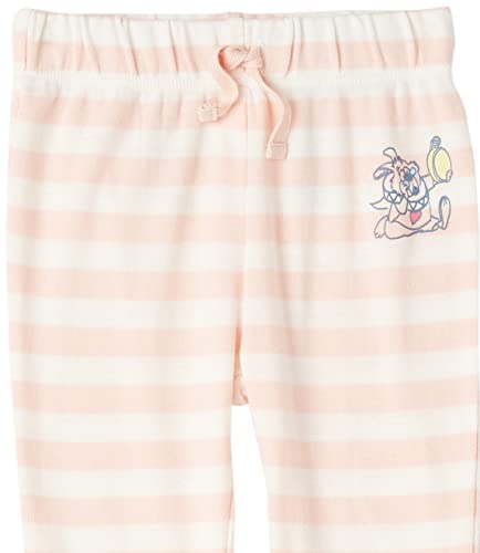 Amazon Essentials Disney | Marvel | Star Wars | Princess Baby Girls' Pants, Pack of 4, Disney Alice, 12 Months