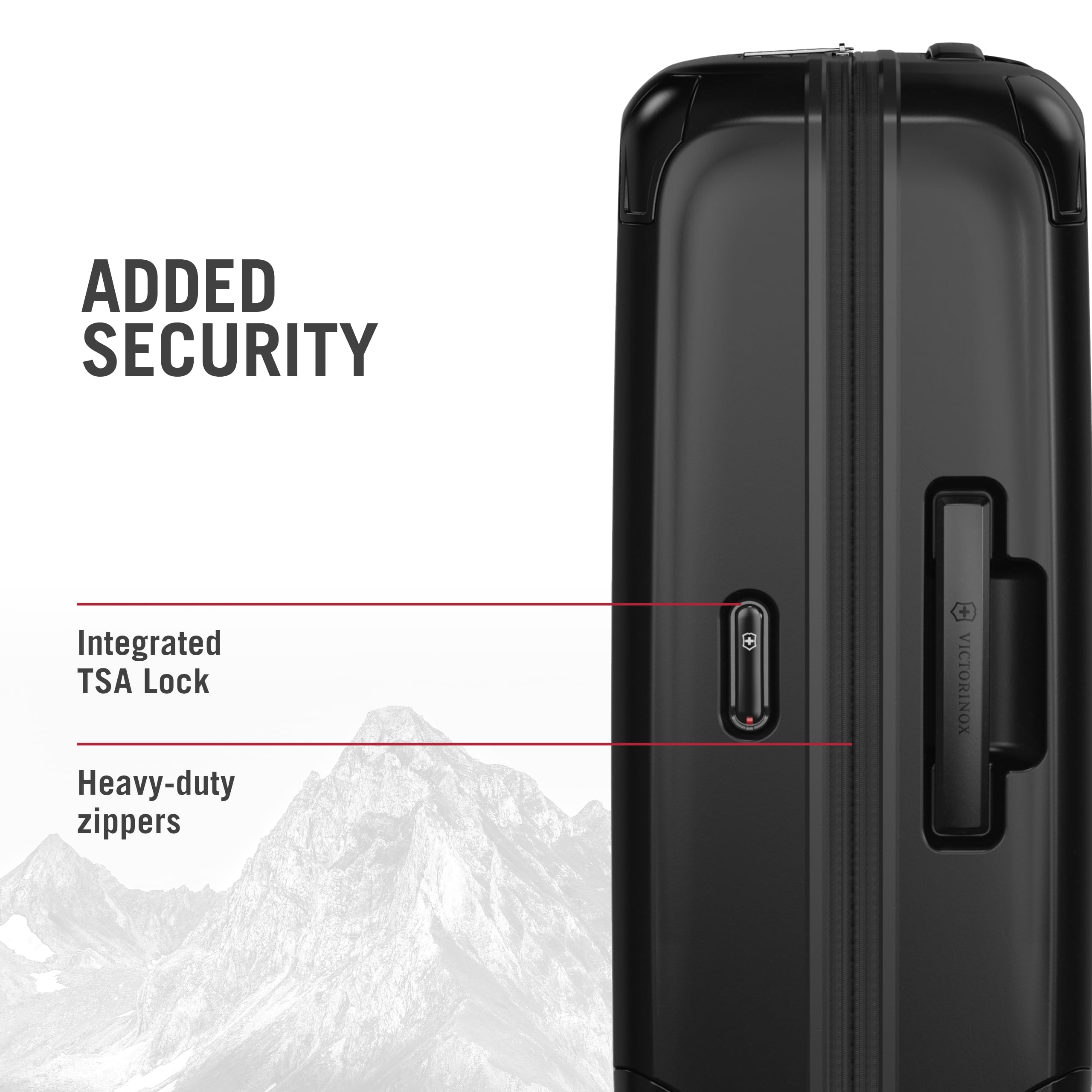Victorinox Spectra 3.0 Frequent Flyer Plus Carry-On - Modern Hardside Carry-On Luggage - Rolling Suitcase with Spinner Wheels - Holds Travel Accessories - 45 Liters, Black