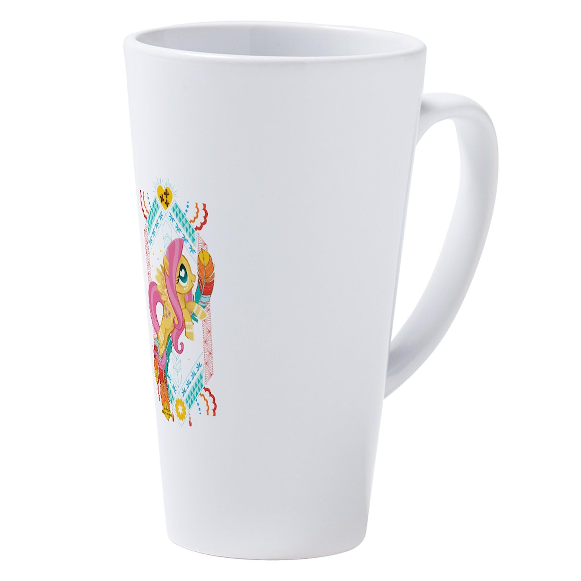 CafePress My Little Pony Fluttershy Feathers 17 oz Latte Mug