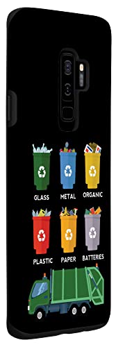 Galaxy S9+ Recycle Bin Garbage Day Waste Management Garbage Truck Case