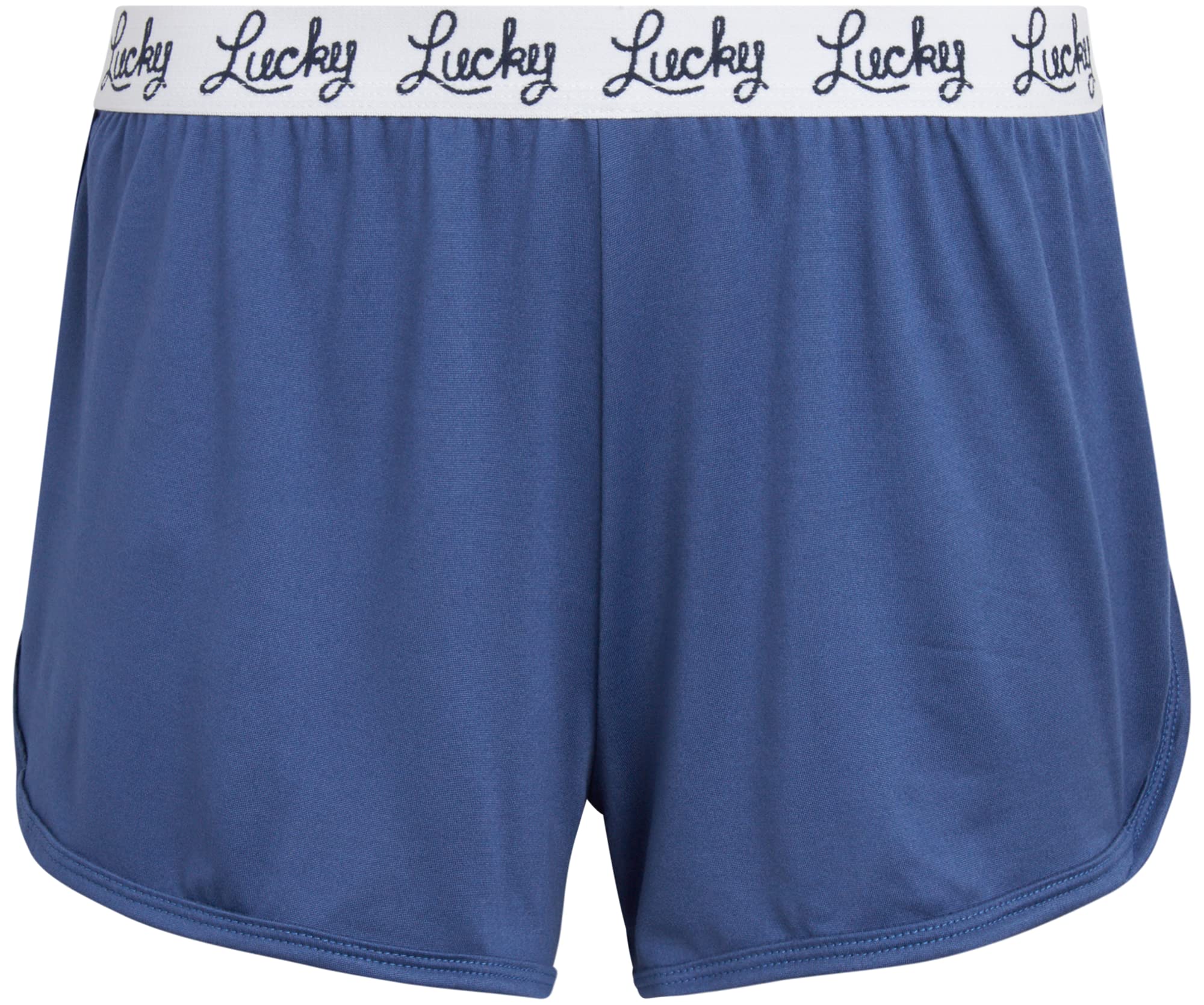 Lucky Brand Women's Pajama Bottoms - 2 Pack Sleep and Lounge Sweat Shorts (S-XL), Size X-Large, Navy/Isador Floral