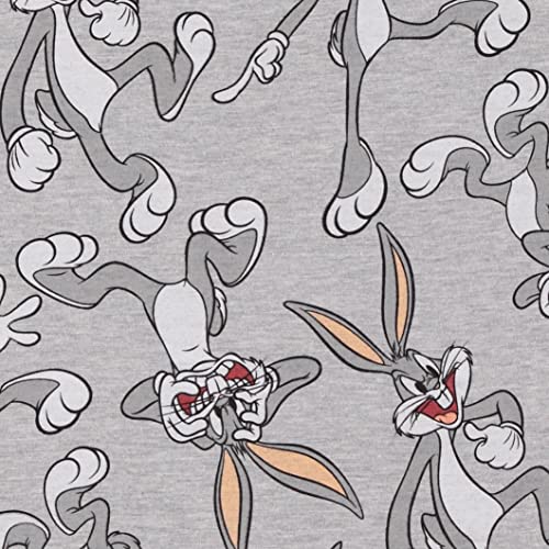 Looney Tunes Mens Classic Shirt Marvin Tee - Space Jam 90’s Allover Print T-Shirt (Heather, X-Large)