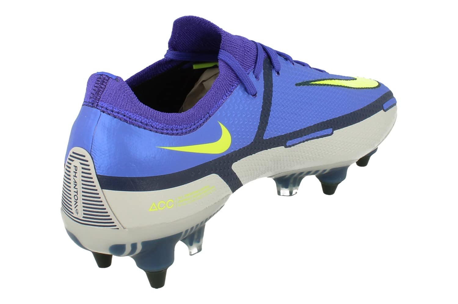 Nike Phantom GT2 Elite SG-Pro AC Mens Football Boots DC0753 Soccer Cleats (UK 6 US 7 EU 40, Sapphire Volt Grey Fog 570)
