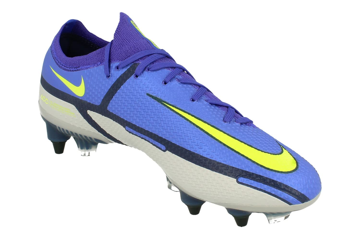 Nike Phantom GT2 Elite SG-Pro AC Mens Football Boots DC0753 Soccer Cleats (UK 6 US 7 EU 40, Sapphire Volt Grey Fog 570)