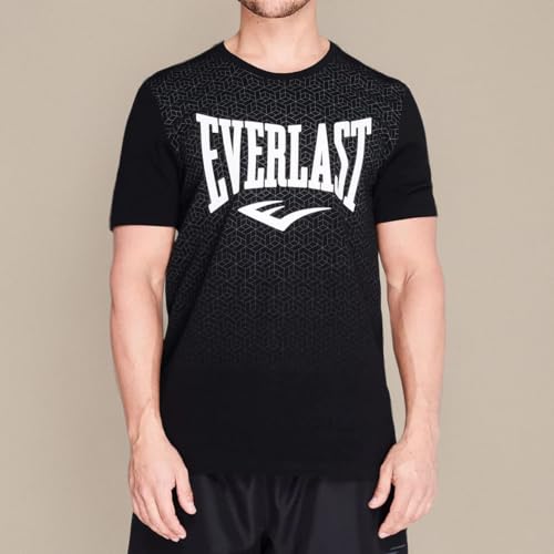 Everlast Men's Geo Print Short-Sleeve Tee Black M