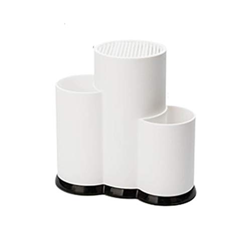 CZDYUF Multi-Function Utensil Holder Knife Block PP Flatware Drainer Storage Box Spoon Fork Kitchen Organizer Rack (Color : E)