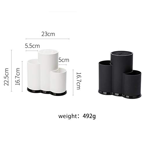 CZDYUF Multi-Function Utensil Holder Knife Block PP Flatware Drainer Storage Box Spoon Fork Kitchen Organizer Rack (Color : E)