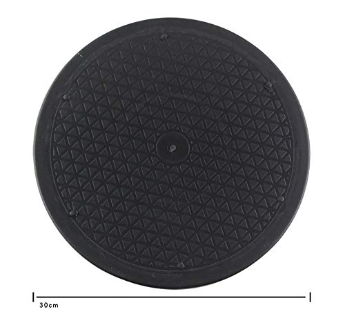 12" Heavy Duty Rotating Swivel Turntable Stand with Steel Ball Bearings for TV/Computer/Monitor, 2 PCS