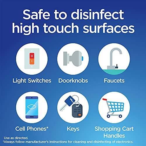 Clorox Disinfecting On The Go Travel Wipes, Fresh Scent, 9 Count, Pack of 24 (Package May Vary)