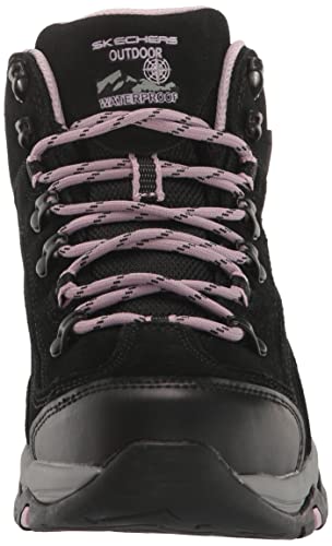 Skechers Sport Women's Women's Trego-Alpine Trail Hiking Shoe, BKLV=Black/Lavendar, 8