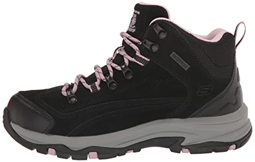 Skechers Sport Women's Women's Trego-Alpine Trail Hiking Shoe, BKLV=Black/Lavendar, 8