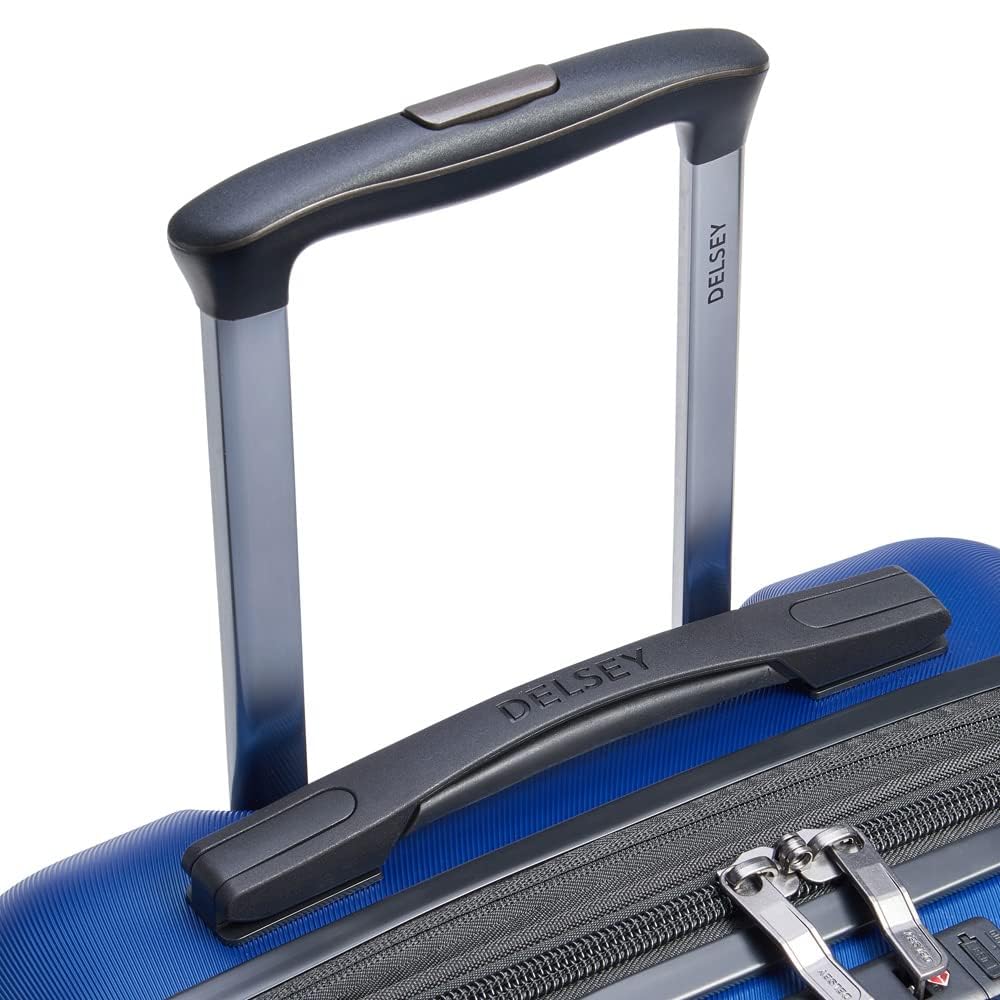 DELSEY PARIS Cruise 3.0 Hardside Expandable Luggage with Spinner Wheels, Blue, Carry on 21 Inch