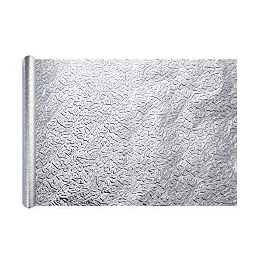 Self-Adhesive Paper Heat Wallpaper Aluminum Premium Kitchen Foil Backsplash Wall Kitchen,Dining & Bar Wooden Scrub Brush (C, One Size)