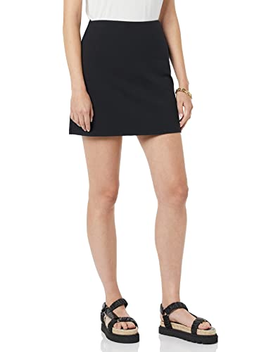 Amazon Essentials Women's Ponte A-Line Mini Skirt (Previously Daily Ritual), Black, XX-Large