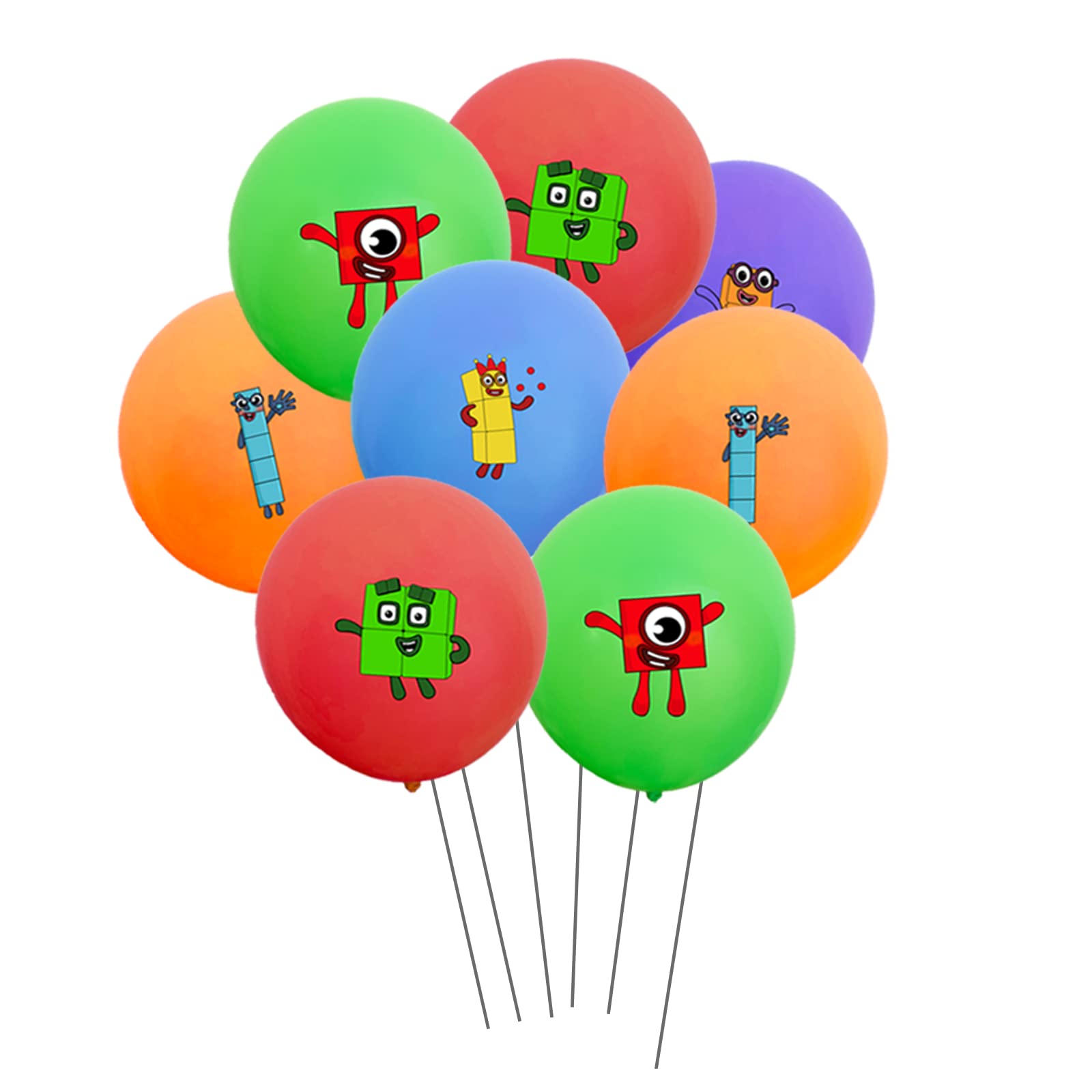 Win3terz Birthday Party Supplies ,Including Number Theme Including Spoons, Fork, Knife,napkins,Hanging Swirls Decorations,Plates, Cake Toppers, Cupcake Topper,Happy Birthday Banners Balloons and Tablecloths for Girls Boys Party Favors For Birthday Party
