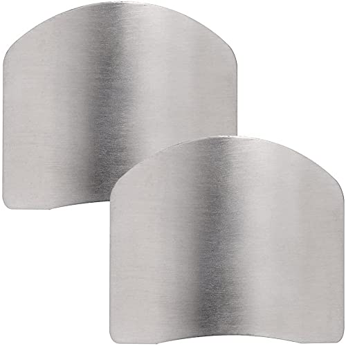 okdeals Finger Guards Household Fruit Vegetable Tool Kitchen Gadgets Chopping Stainless Steel Cutting Protection(Single Finger)