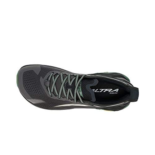 ALTRA Men's Olympus 5 Trail Running Shoe, Black/Gray, 12