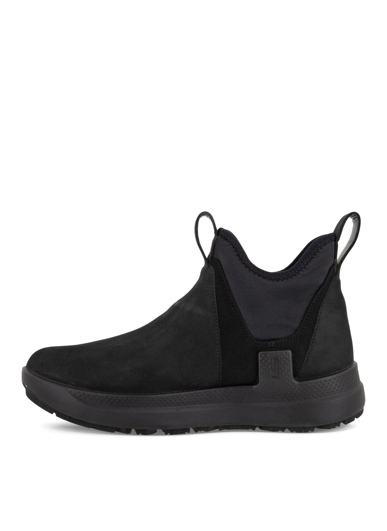 ECCO Women's Solice Gore-TEX Waterproof Chelsea Boot, Black Nubuck, 10-10.5
