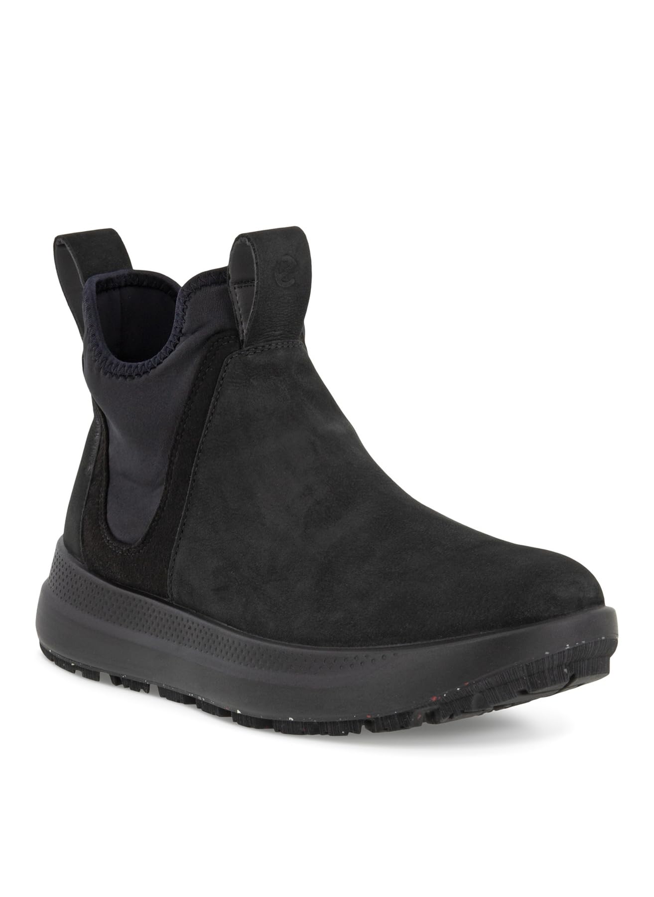 ECCO Women's Solice Gore-TEX Waterproof Chelsea Boot, Black Nubuck, 10-10.5