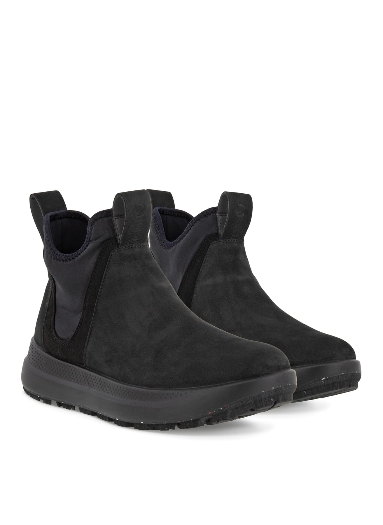 ECCO Women's Solice Gore-TEX Waterproof Chelsea Boot, Black Nubuck, 10-10.5
