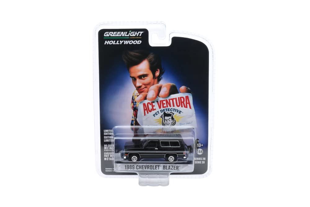 1989 Chevy Blazer, Ace Ventura: Pet Detective - Greenlight 44880E/48-1/64 Scale Diecast Model Toy Car