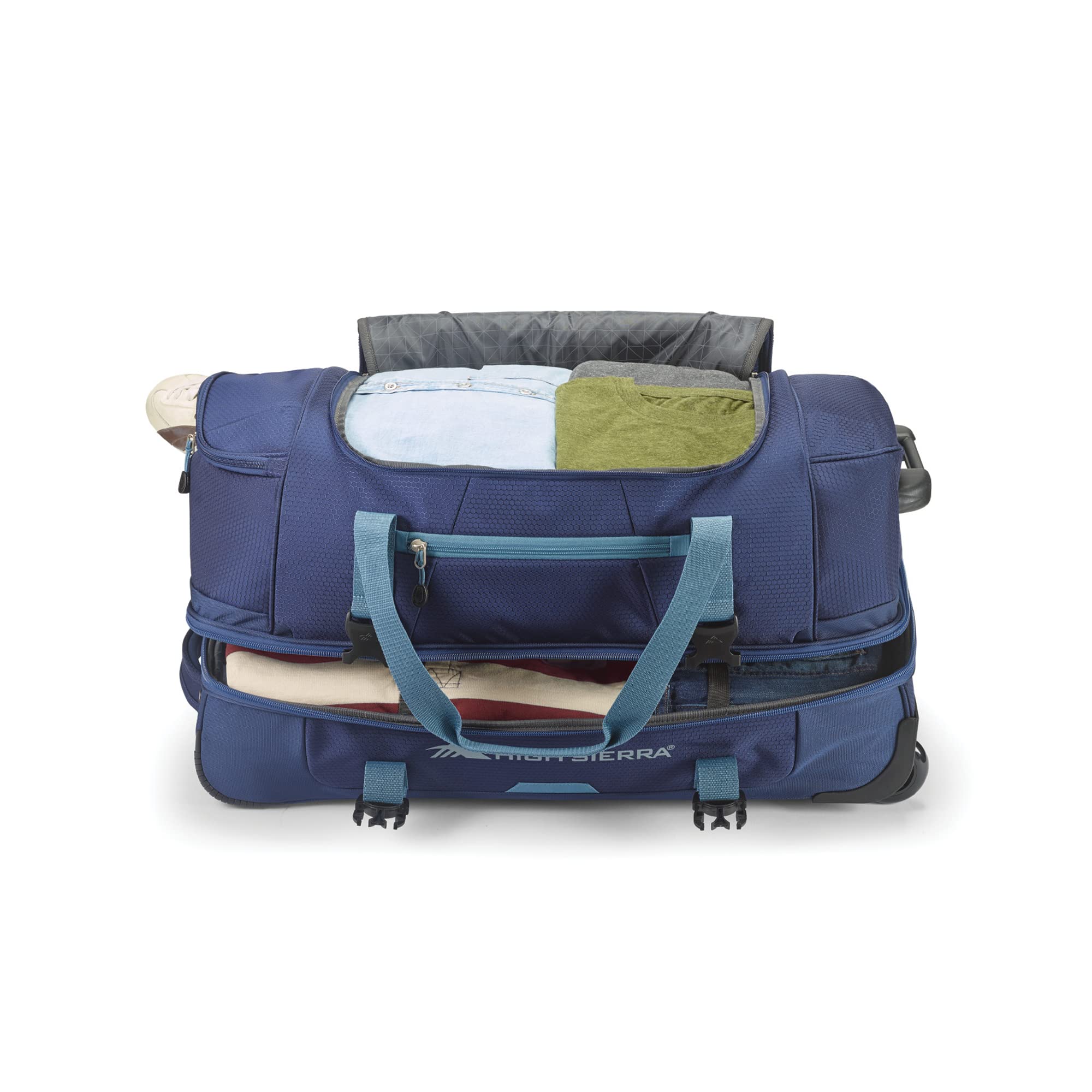High Sierra Travel Bag, Navy/Graphite Blue, 22”