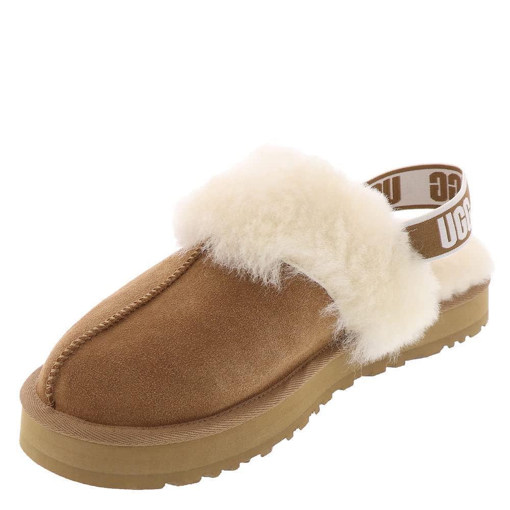 UGG Unisex-Child Funkette Slipper, Chestnut, 9