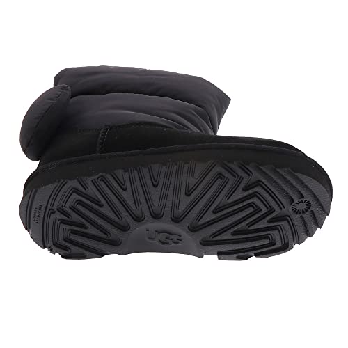 UGG Unisex-Child Bailey Bow Maxi Boot, Black, 11 Little Kid