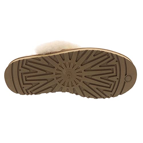 UGG Unisex-Child Funkette Slipper, Chestnut, 4